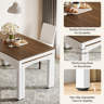 Ebern Designs 94.5" Farmhouse Extendable Dining Table & Reviews ...
